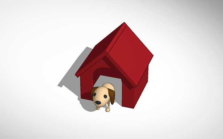3D design Dog House - Tinkercad