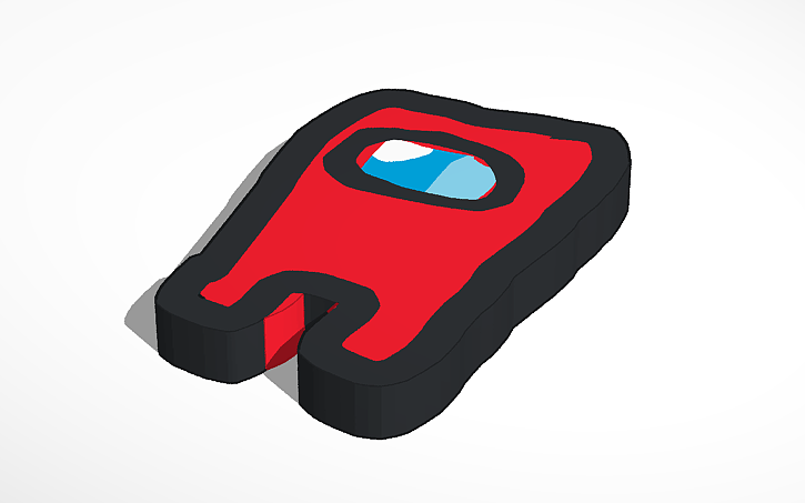 3D design Scribble Among Us - Tinkercad