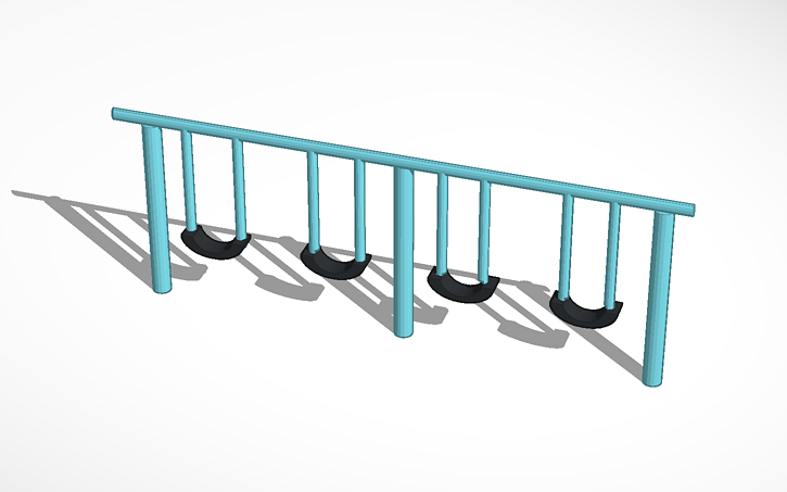 3D design swing set - Tinkercad