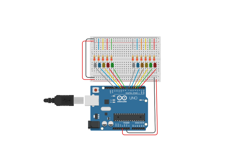 Circuit design Proyecto Propuesto Ejercicio 4 - Tinkercad