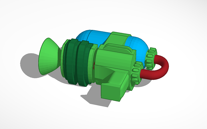 3D design Splattershot - Tinkercad