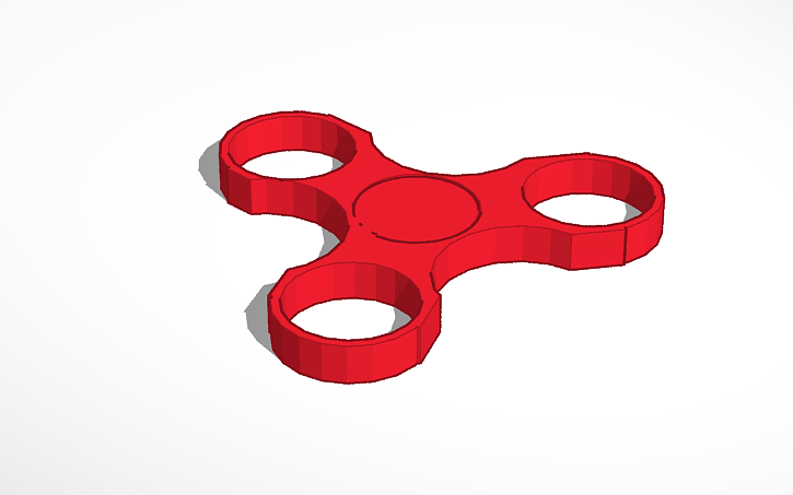 3D design fidget spinner - Tinkercad