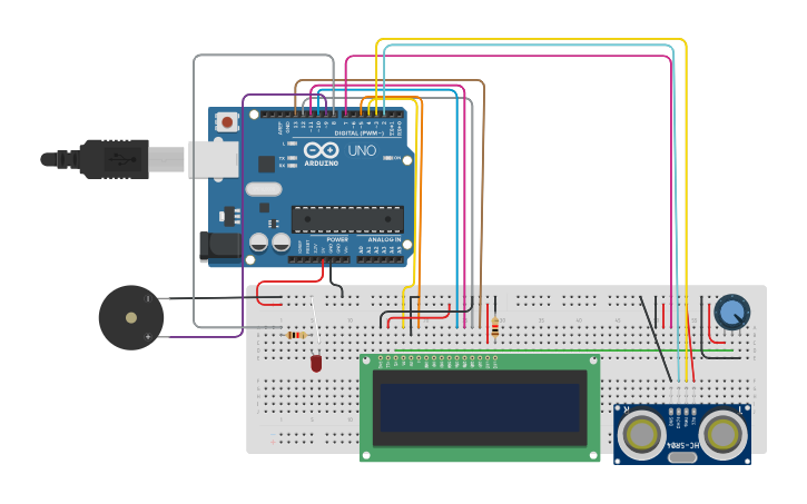 Circuit Design Object Detection For Specially Abled People Tinkercad