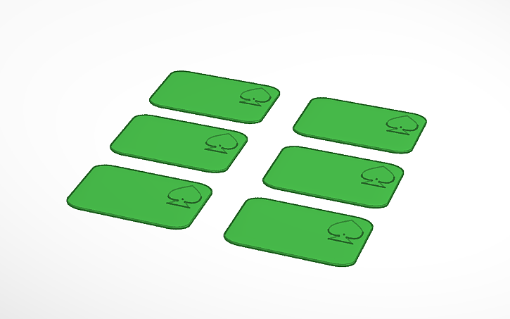 3D design ID Cards - Tinkercad