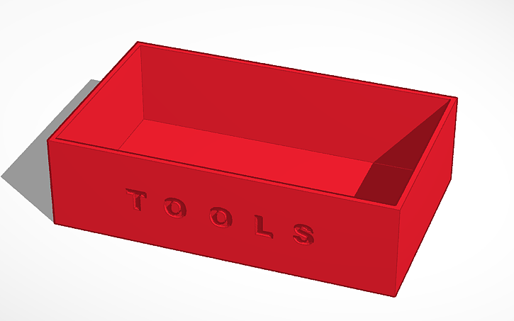 3D design Printer Tools Box | Tinkercad