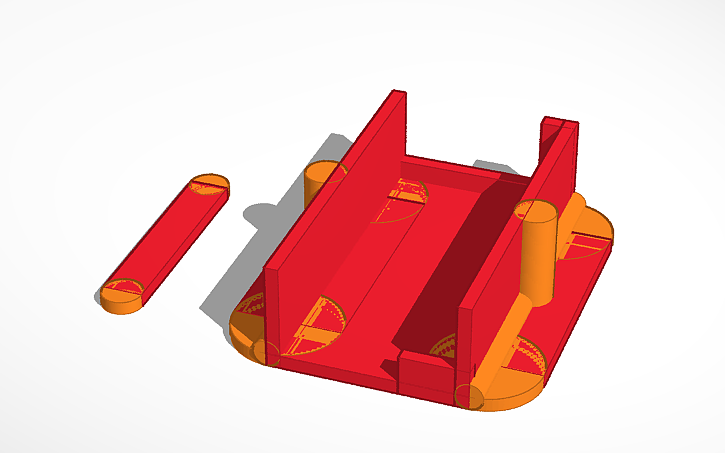 3D design SUPPORT R6008HS - Tinkercad