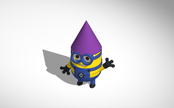 3D design wizard Minion | Tinkercad