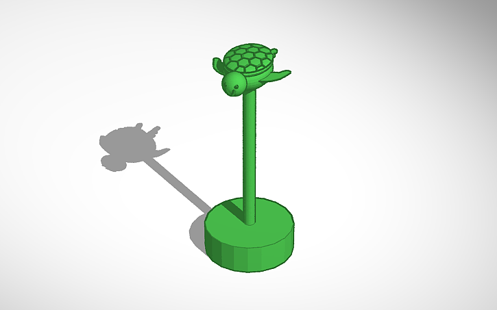 3D design Turtle Chess Piece | Tinkercad