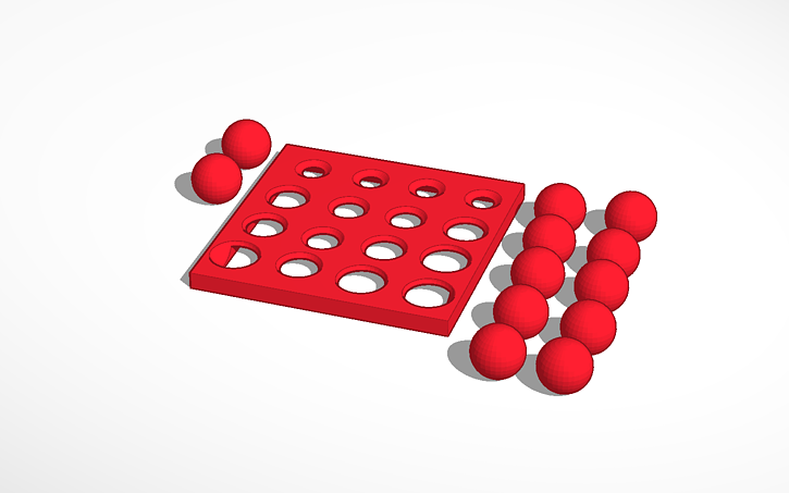 3D design Golf Ball Holders - Tinkercad