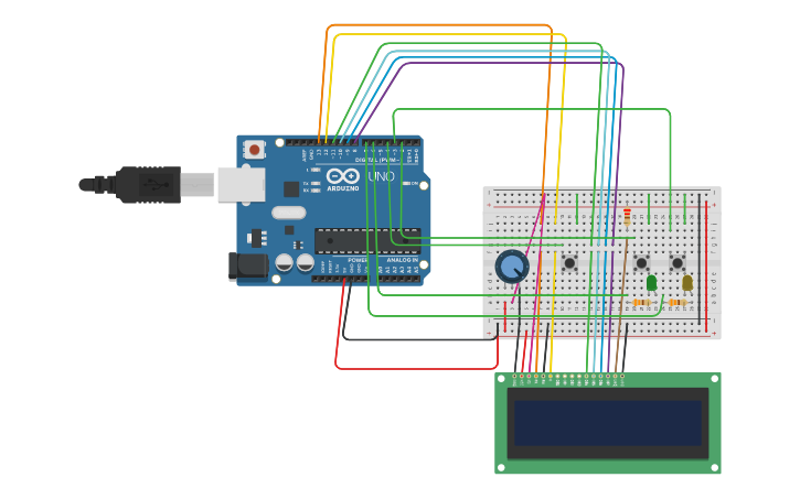 Circuit design Two Timer - in class - Tinkercad