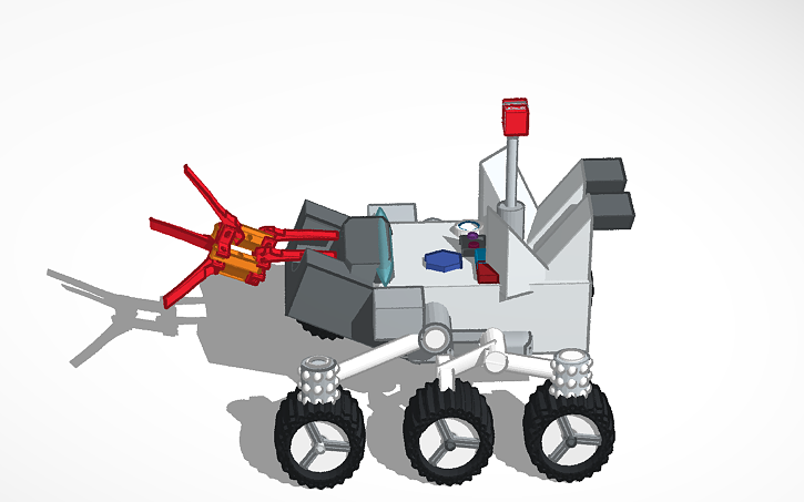 3D design Moon car - Tinkercad