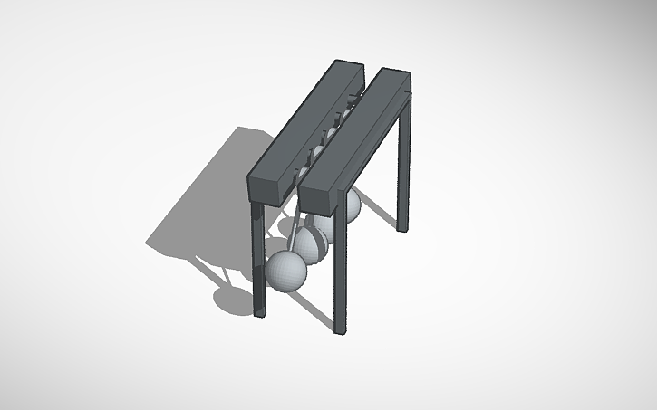 3D design pendulum swing - Tinkercad