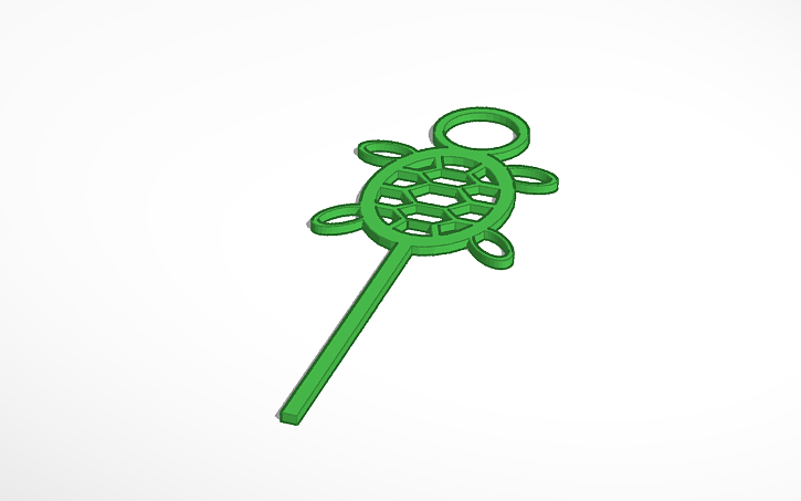 3D design 1 wand - Tinkercad