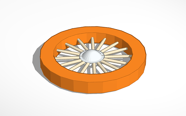 3D design wheel - Tinkercad