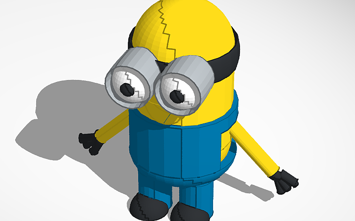 3D design minion - Tinkercad
