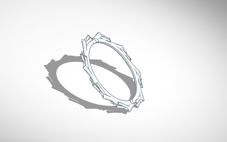 3D design Copy of Tree Branch Ring | Tinkercad