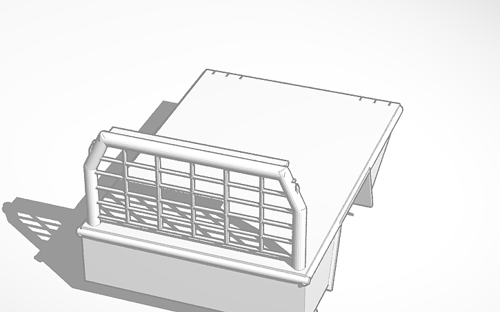 3D design Custom ute tray - Tinkercad