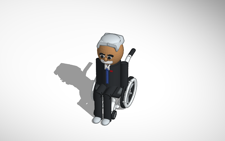 3D design obama in retirement - Tinkercad