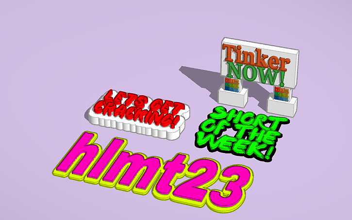 3D design HLModTech - Tinkercad