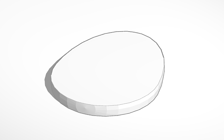 3D design Copy of egg - Tinkercad
