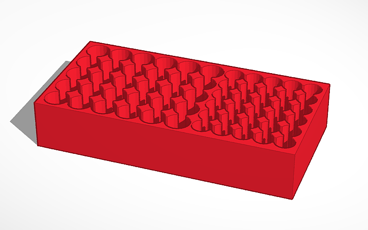 3d Design Battery Holder Aa Aaa Tinkercad