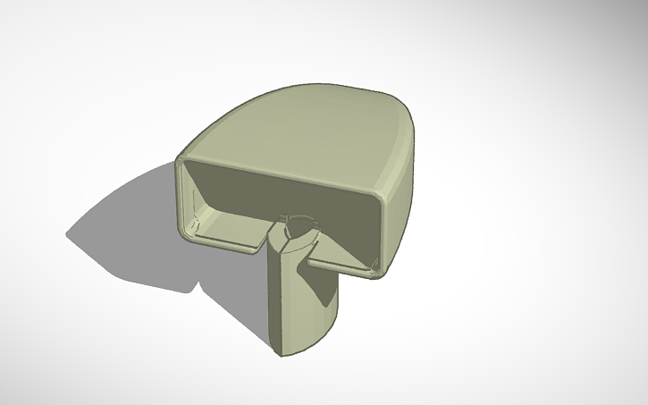 3D design Fender Mount Mirror - Tinkercad