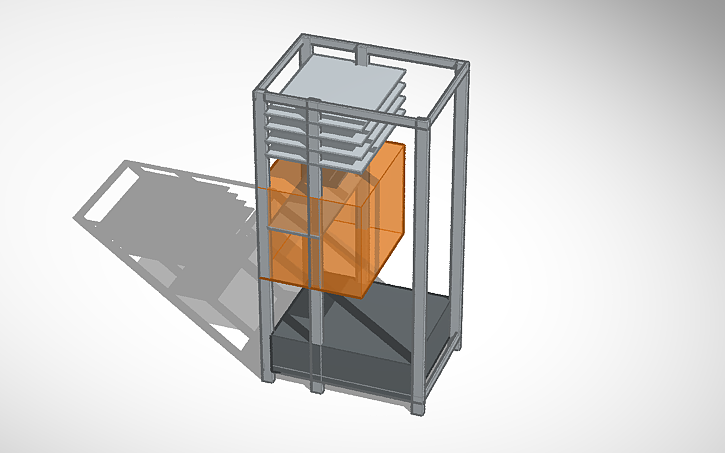 3D design Server Rack - Tinkercad
