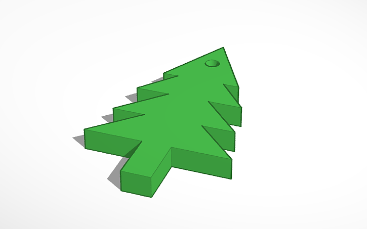 3D design Xmas tree | Tinkercad