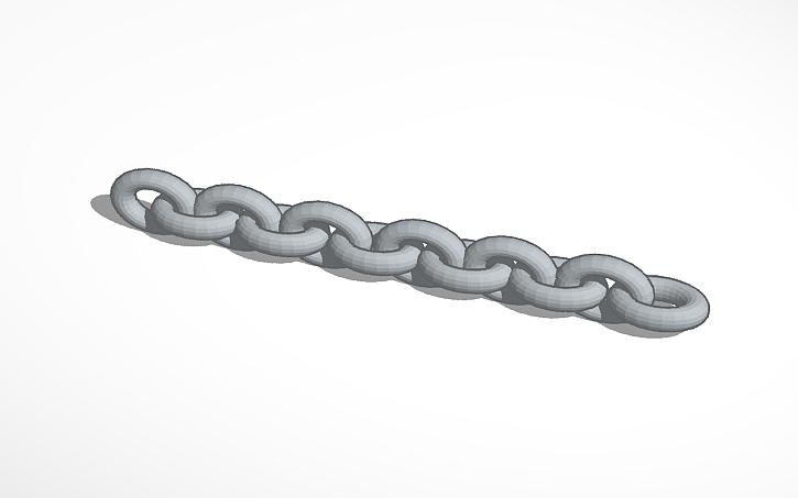 3D design chain - Tinkercad