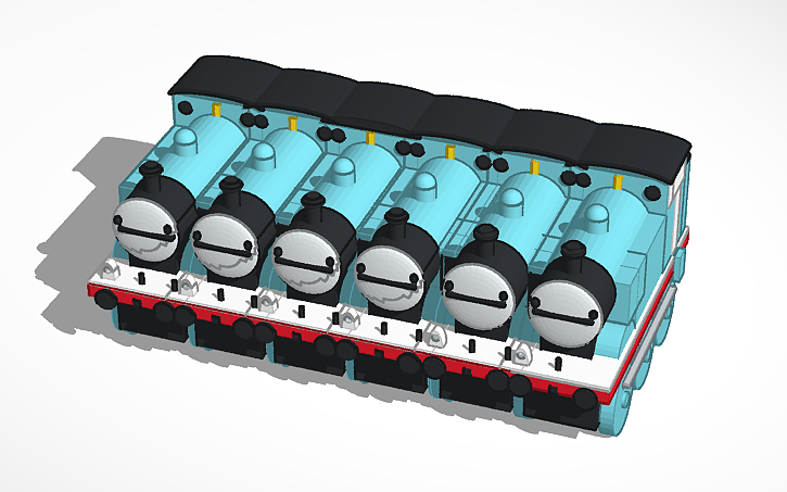 3D design OOF TRAINS - Tinkercad