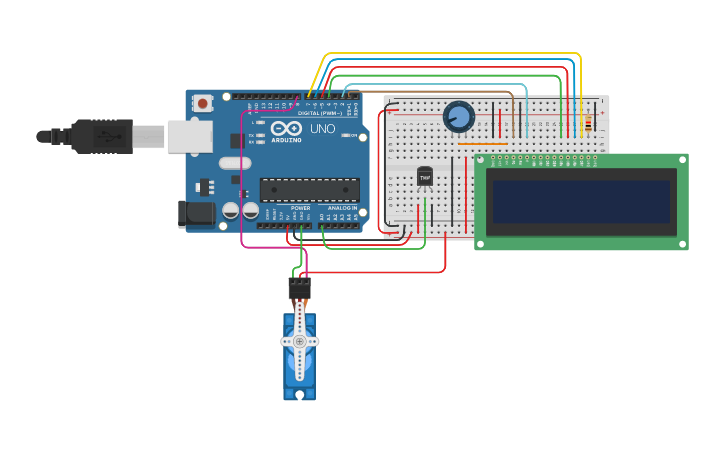Circuit design LIBRERIA - Tinkercad