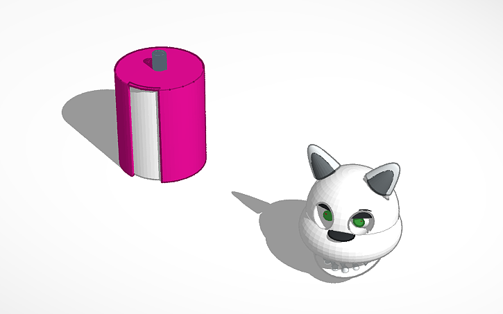 3D design Animatronic cat - Tinkercad
