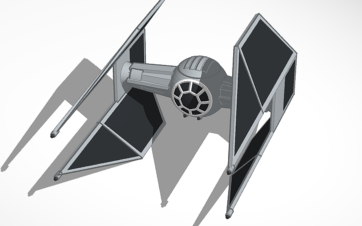3D design Imperial TIE Interceptor | Tinkercad