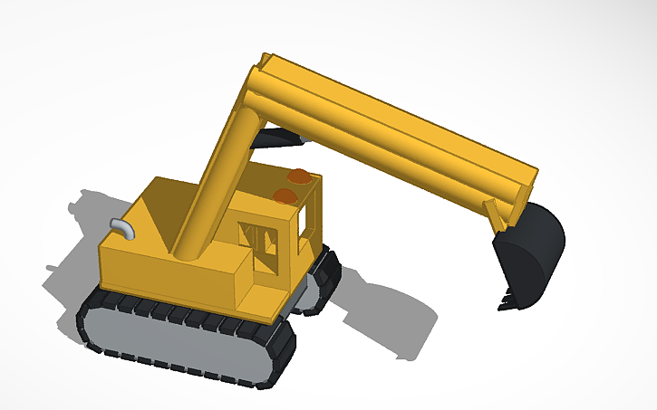3D design Excavator - Tinkercad