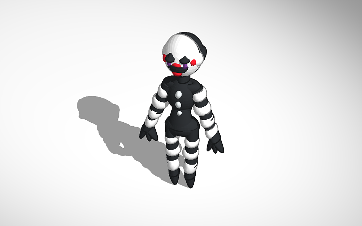 3D design Puppet Model V.1 - Tinkercad