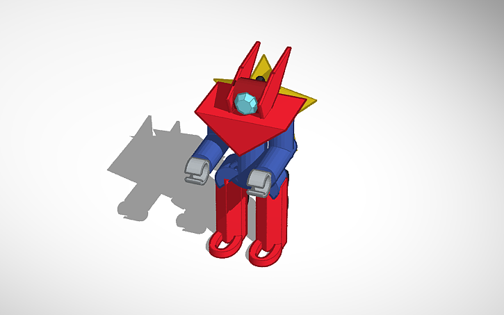 3d Design Super Robot Tinkercad