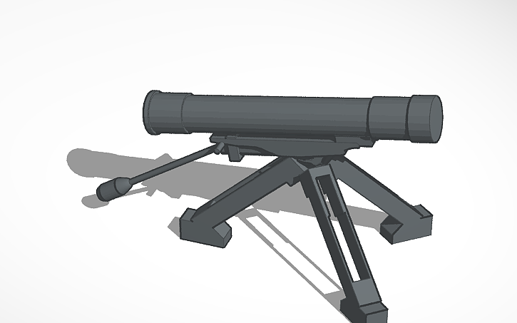 3d Design Anti Tank Missile Launcher Tinkercad 
