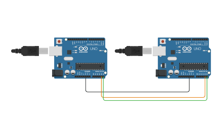 Circuit design I2C demo | Tinkercad