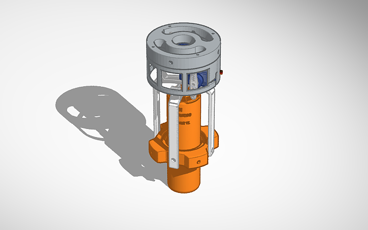 3D design Thrust Vector Control Mount - Tinkercad
