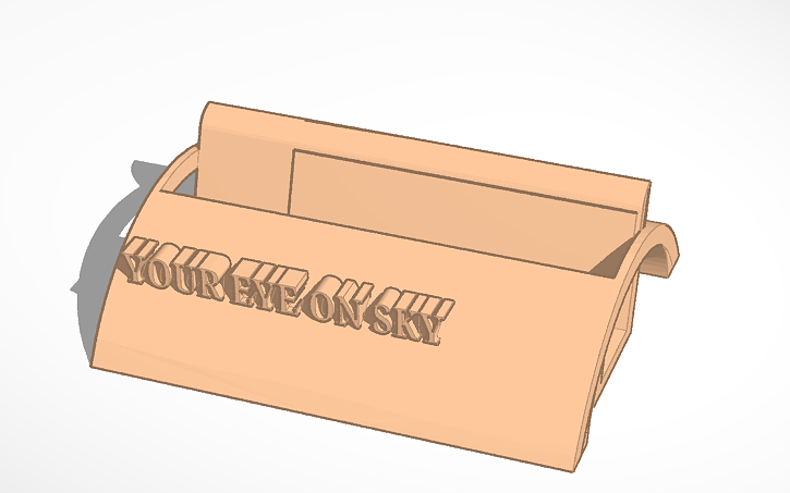 3D design CARD HOLDER - Tinkercad