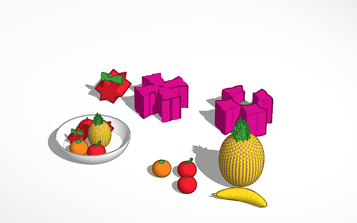 3D design Fruit - Tinkercad