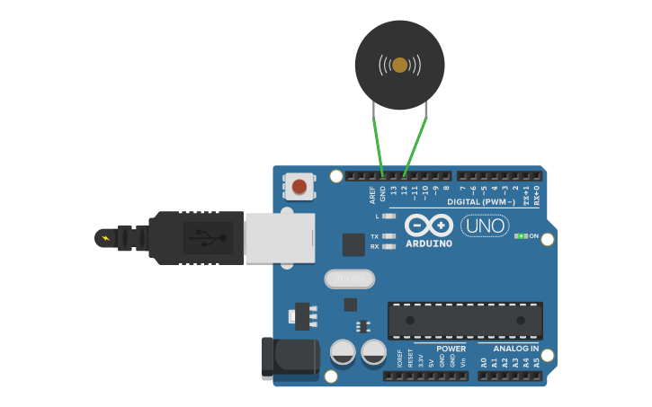 Circuit design Arduino Playing Superman Theme on Tinkercad - Tinkercad