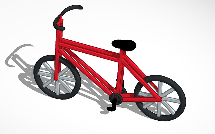 3D design Bicycle - Tinkercad