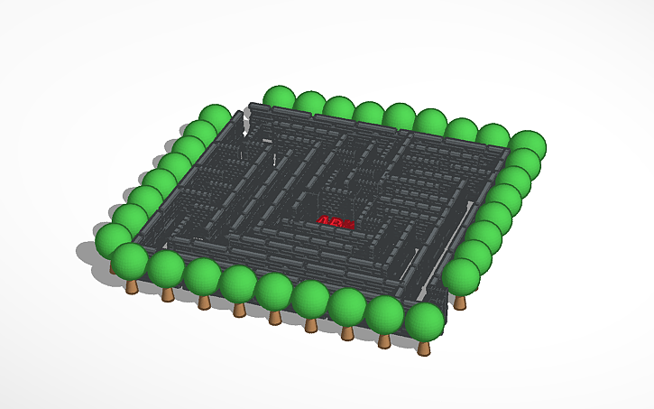 3D design Laberinto ABK | Tinkercad