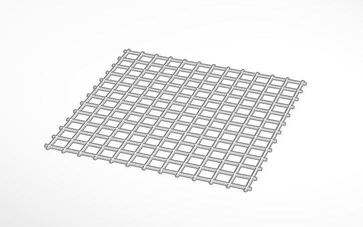 3d Design Grid Patch Tinkercad 