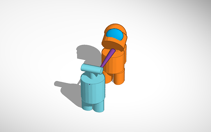 3D design AmongUs - Tinkercad