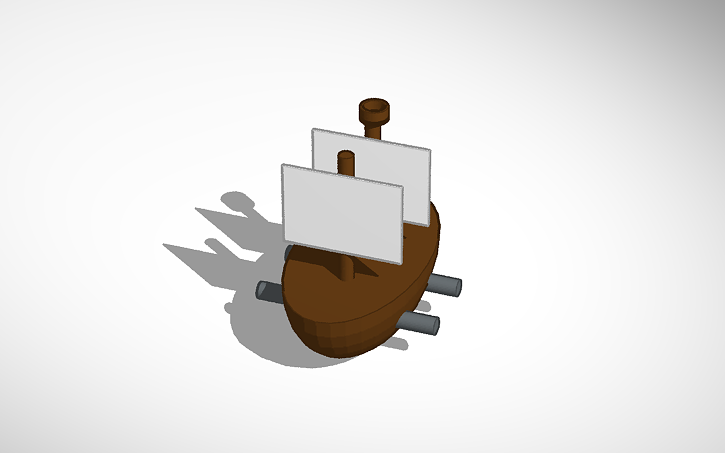 3D design Pirate Ship Beta | Tinkercad