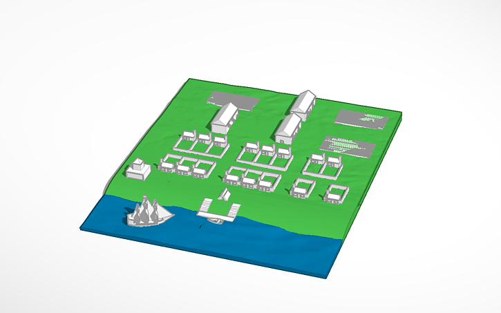 3D design Georgia colony project | Tinkercad