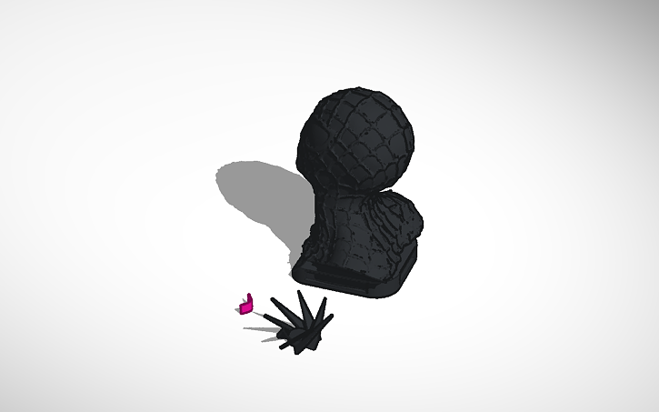 3D design spiderman - Tinkercad