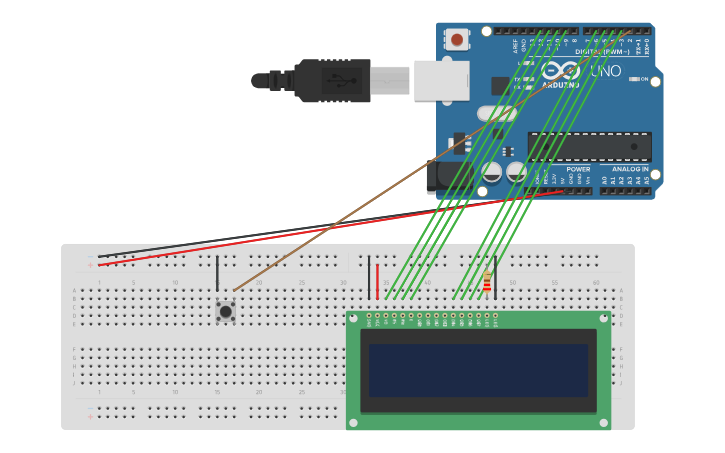 Circuit design JUEGO DEL DINOSAURIO - Tinkercad